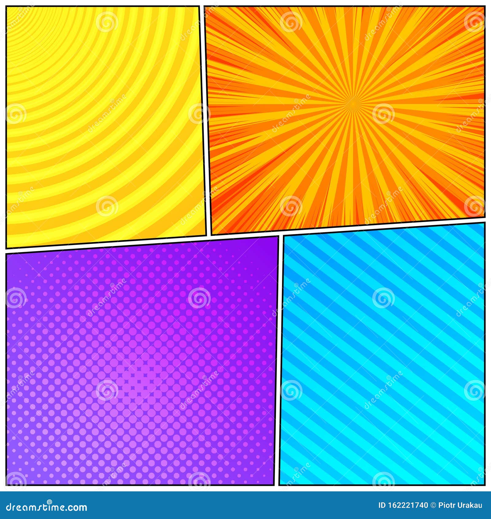 Comic light concept stock vector. Illustration of effect - 162221740