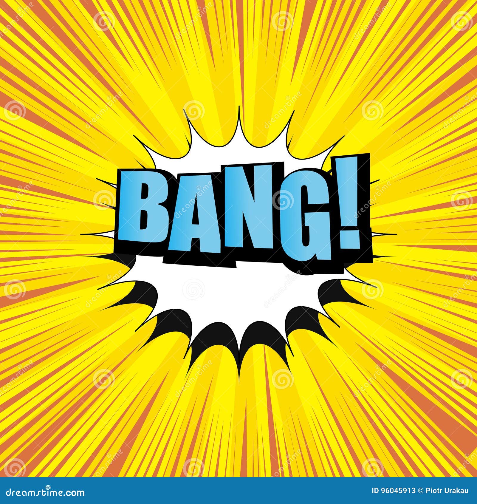 Comic Light Explosion Poster Stock Vector - Illustration of abstract ...