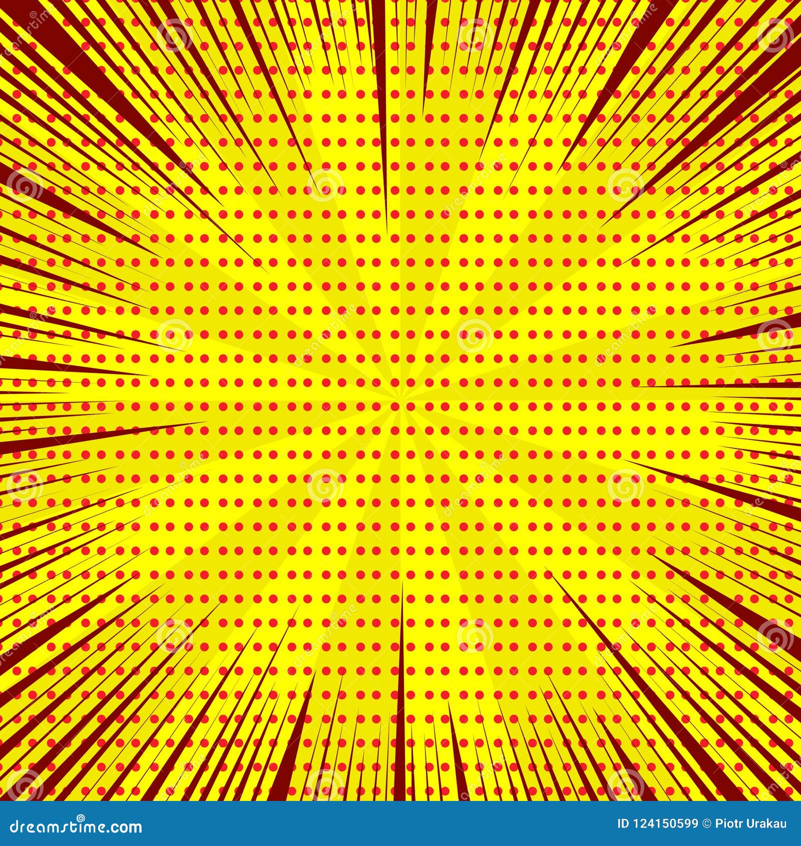 Comic Light Yellow Template Stock Vector - Illustration of backdrop ...