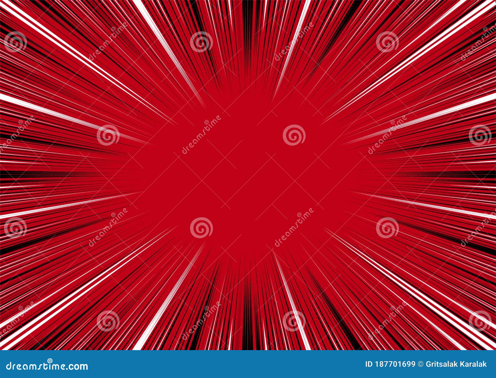 Manga Speed Lines Vector. Grunge Ray Illustration. Black And White ...