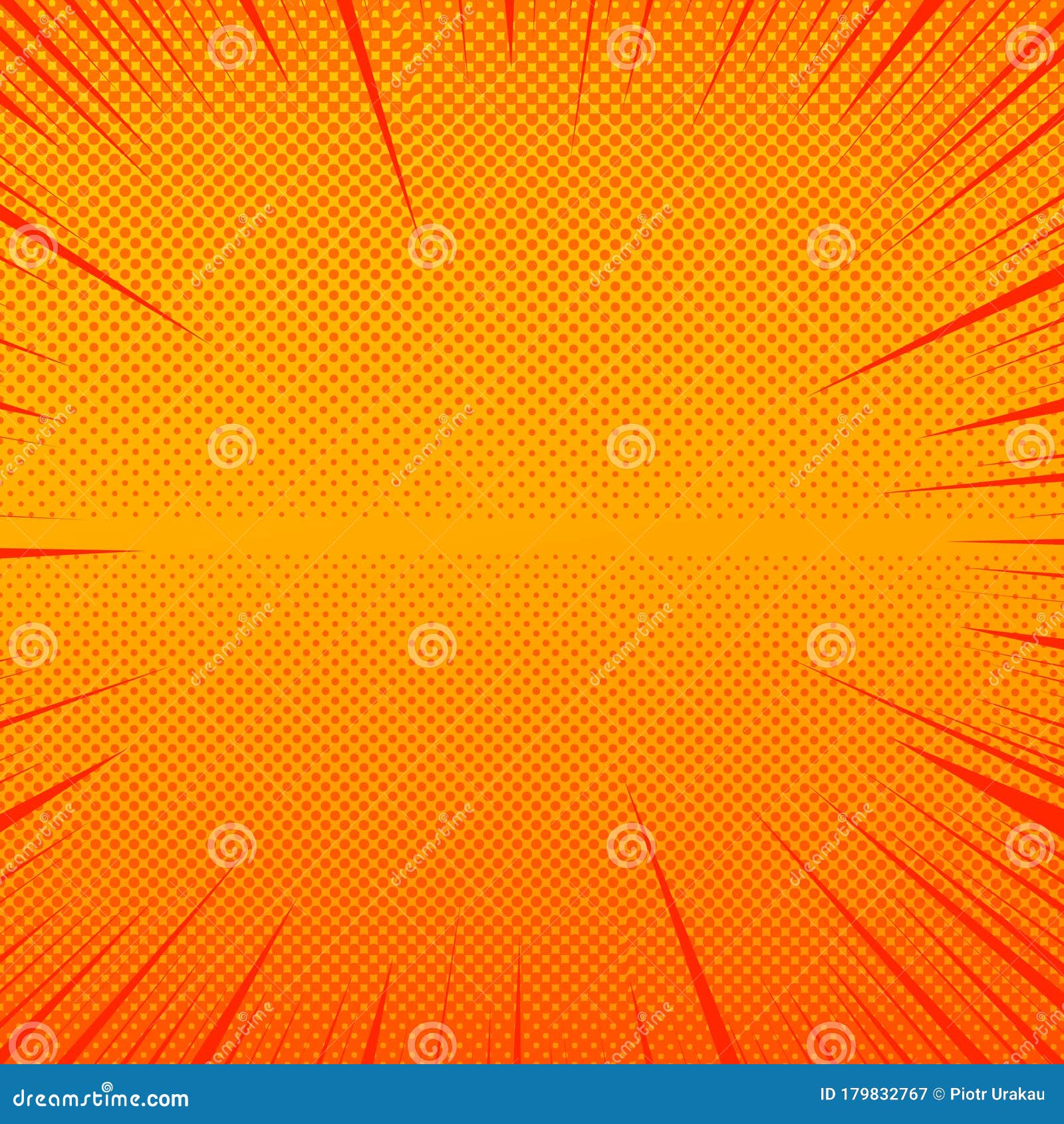 Orange Explosive And Burst Template Cartoon Vector | CartoonDealer.com ...
