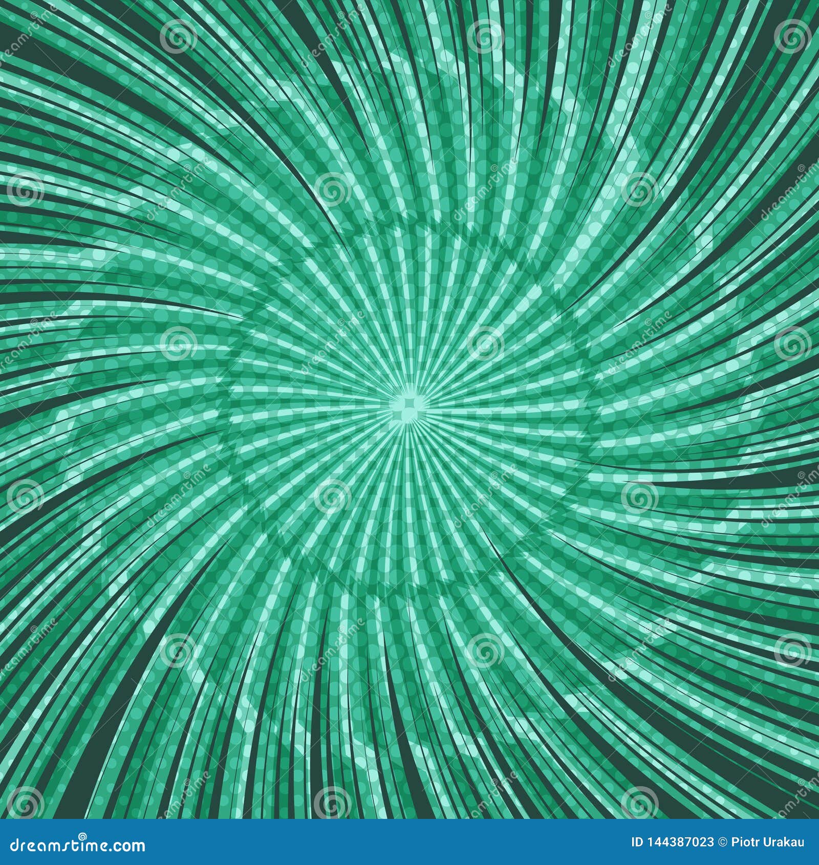 Comic Page Abstract Green Explosive Concept Stock Vector - Illustration ...