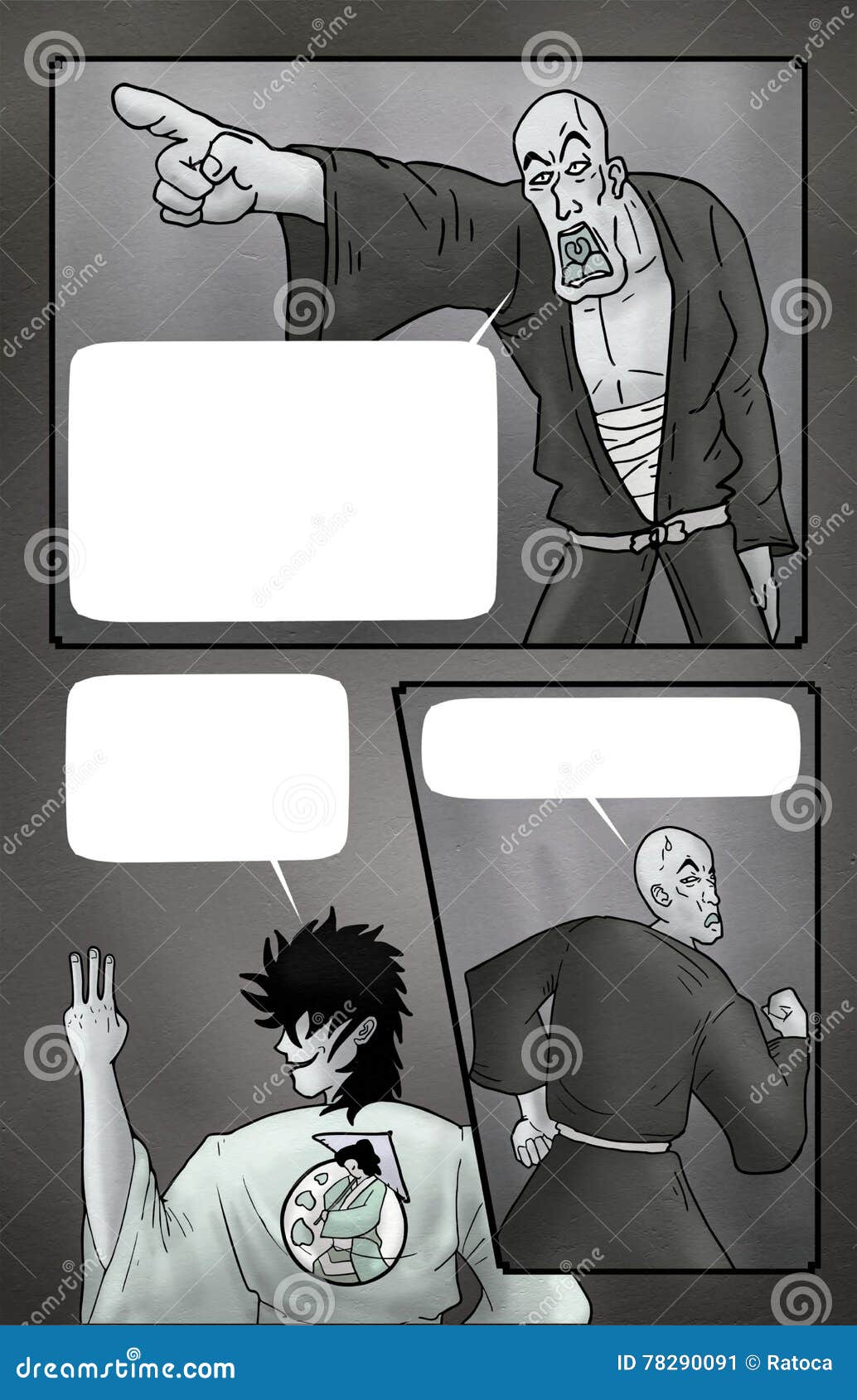 Comic page art draw stock illustration. Illustration of imaginative ...