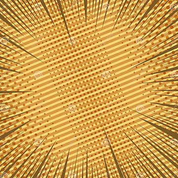 Comic Page Dynamic Brown Background Stock Vector - Illustration of book ...