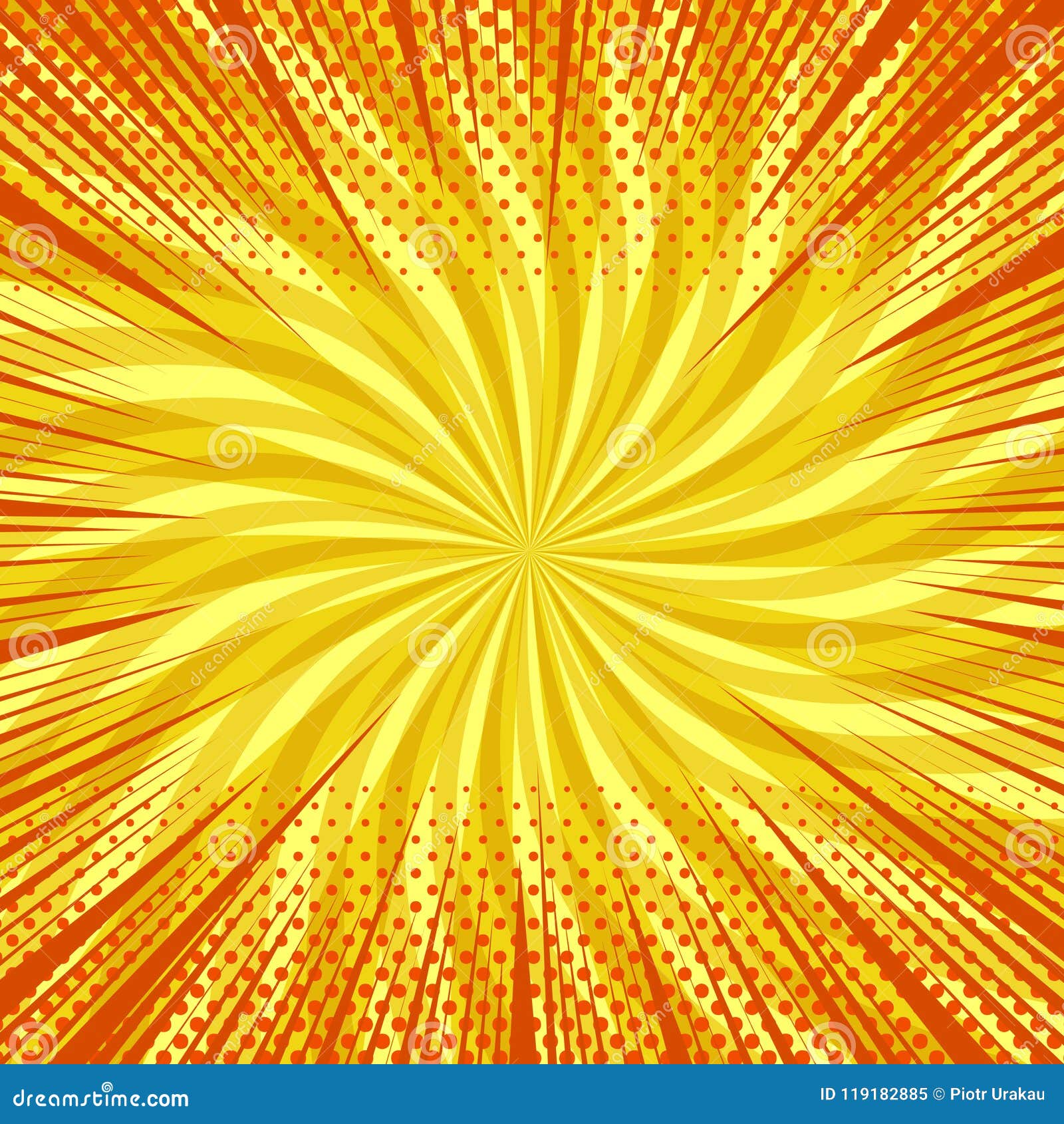 Comic Page Explosive Template Stock Vector - Illustration of color ...