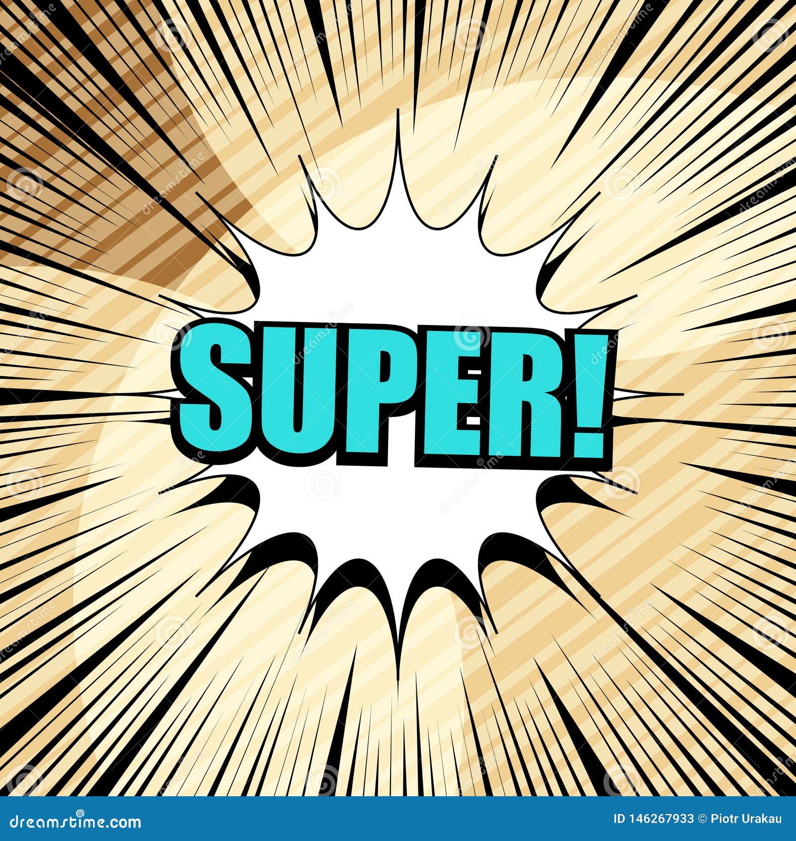 Comic page light concept stock vector. Illustration of funny - 146267933