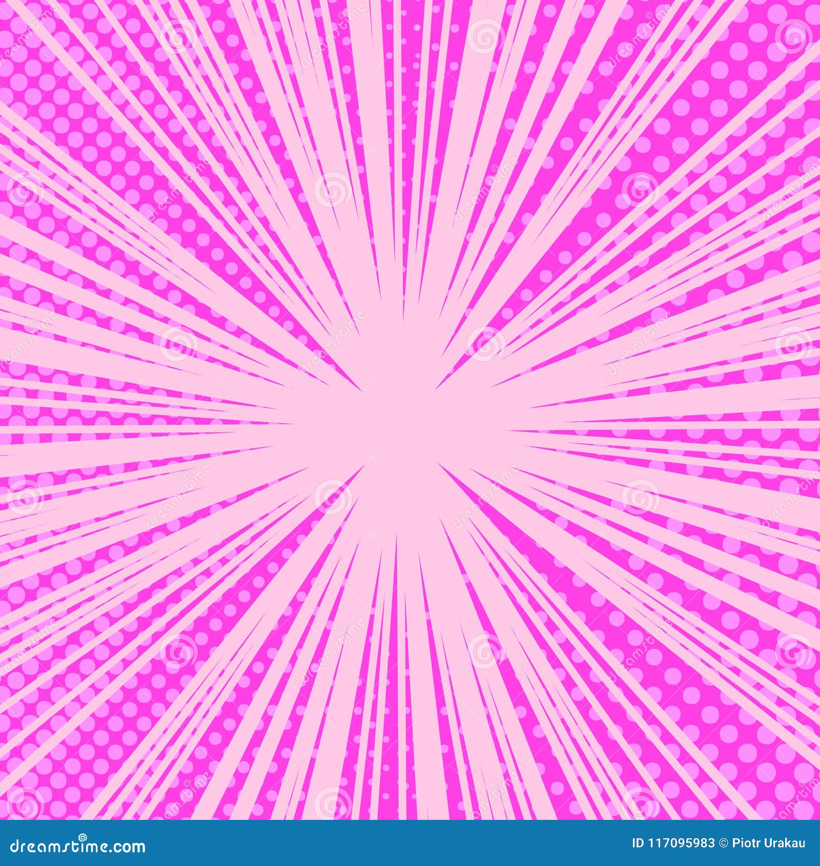 Comic Page Pink Bright Background Stock Vector - Illustration of style ...