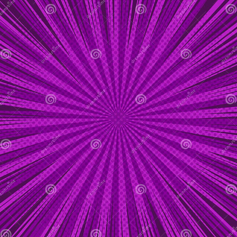 Comic Page Purple Background Stock Vector - Illustration of effect ...