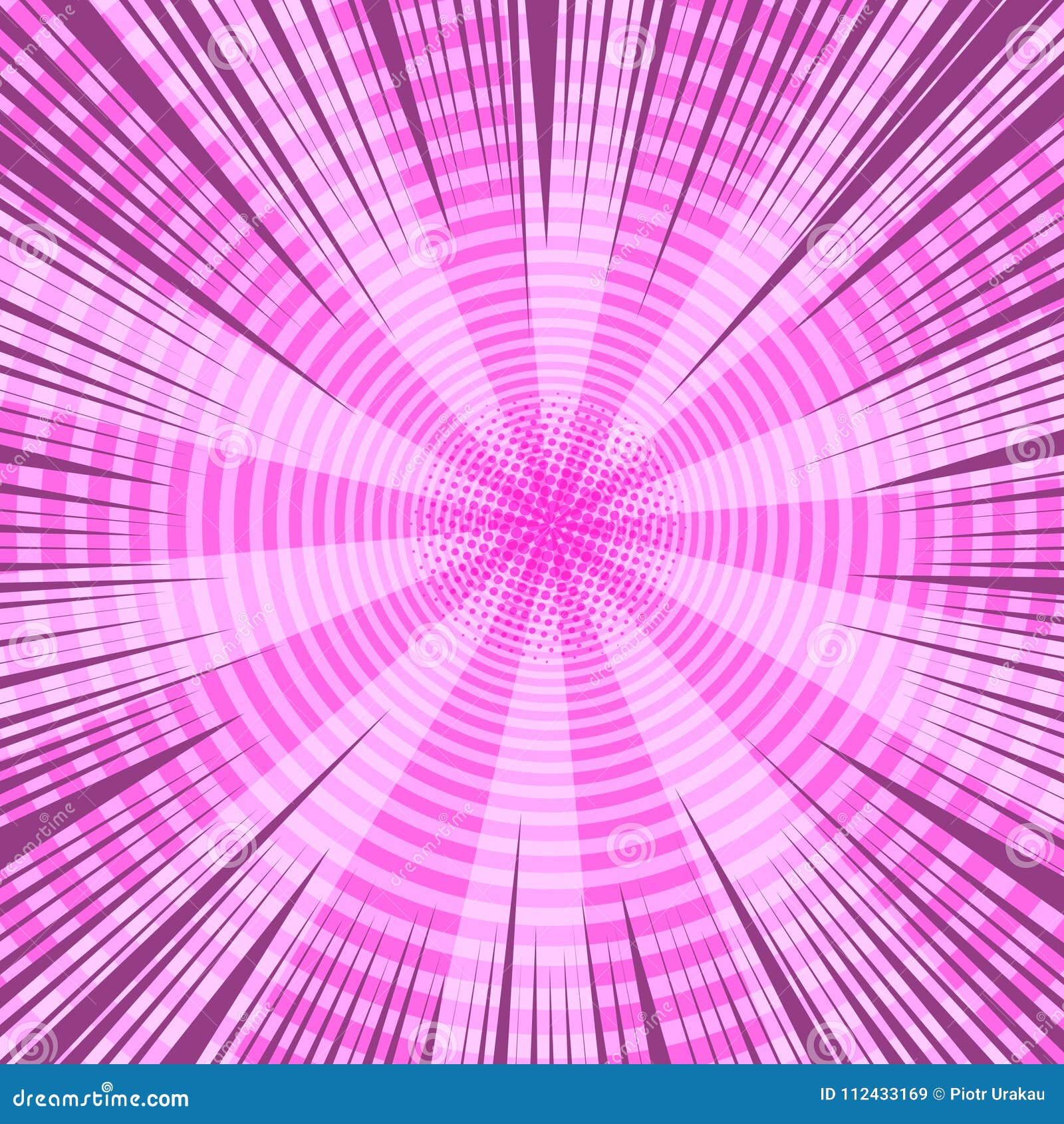 Comic pink bright template stock vector. Illustration of funny - 112433169