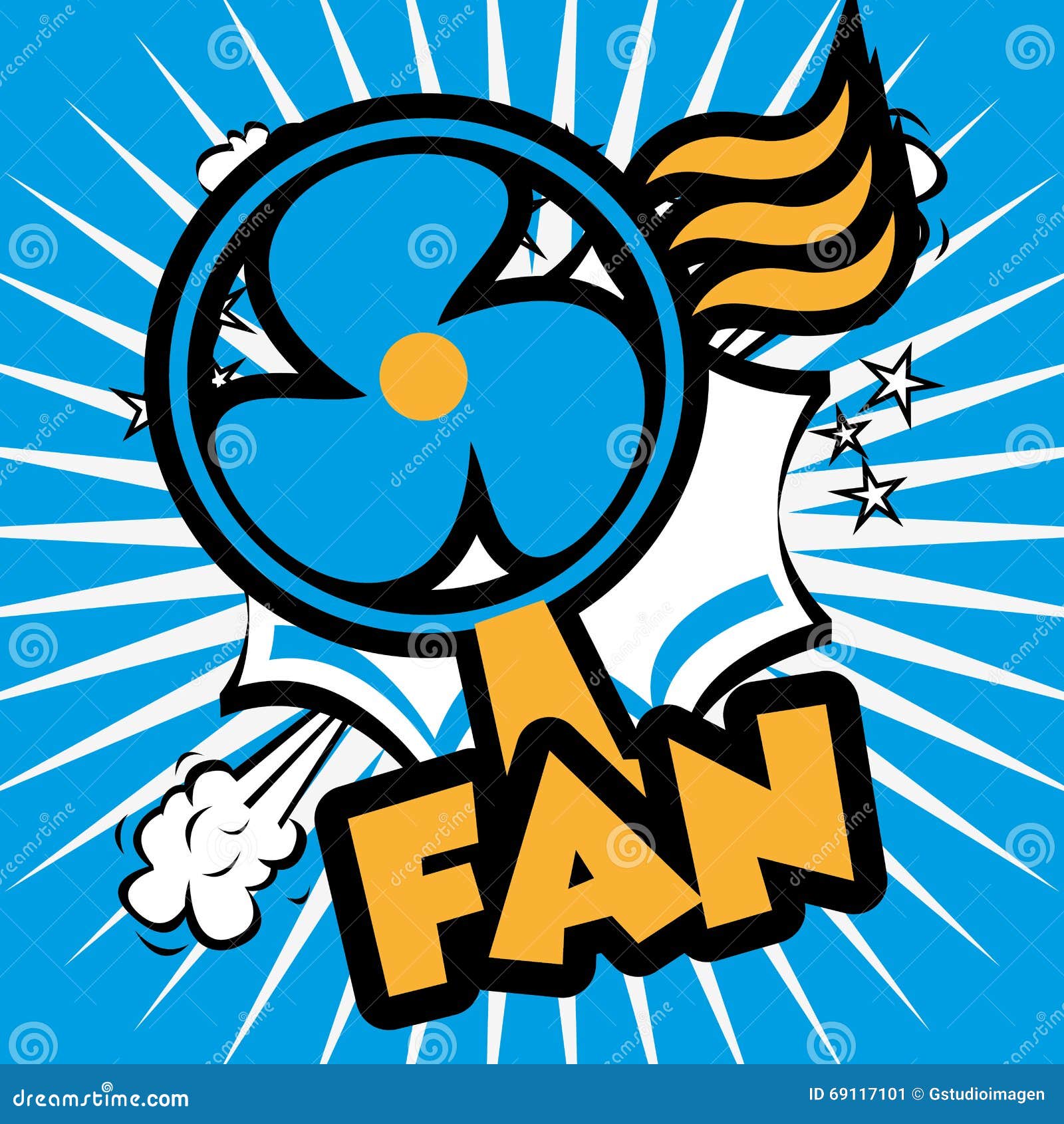 Comic pop art design stock illustration. Illustration of sticker - 69117101