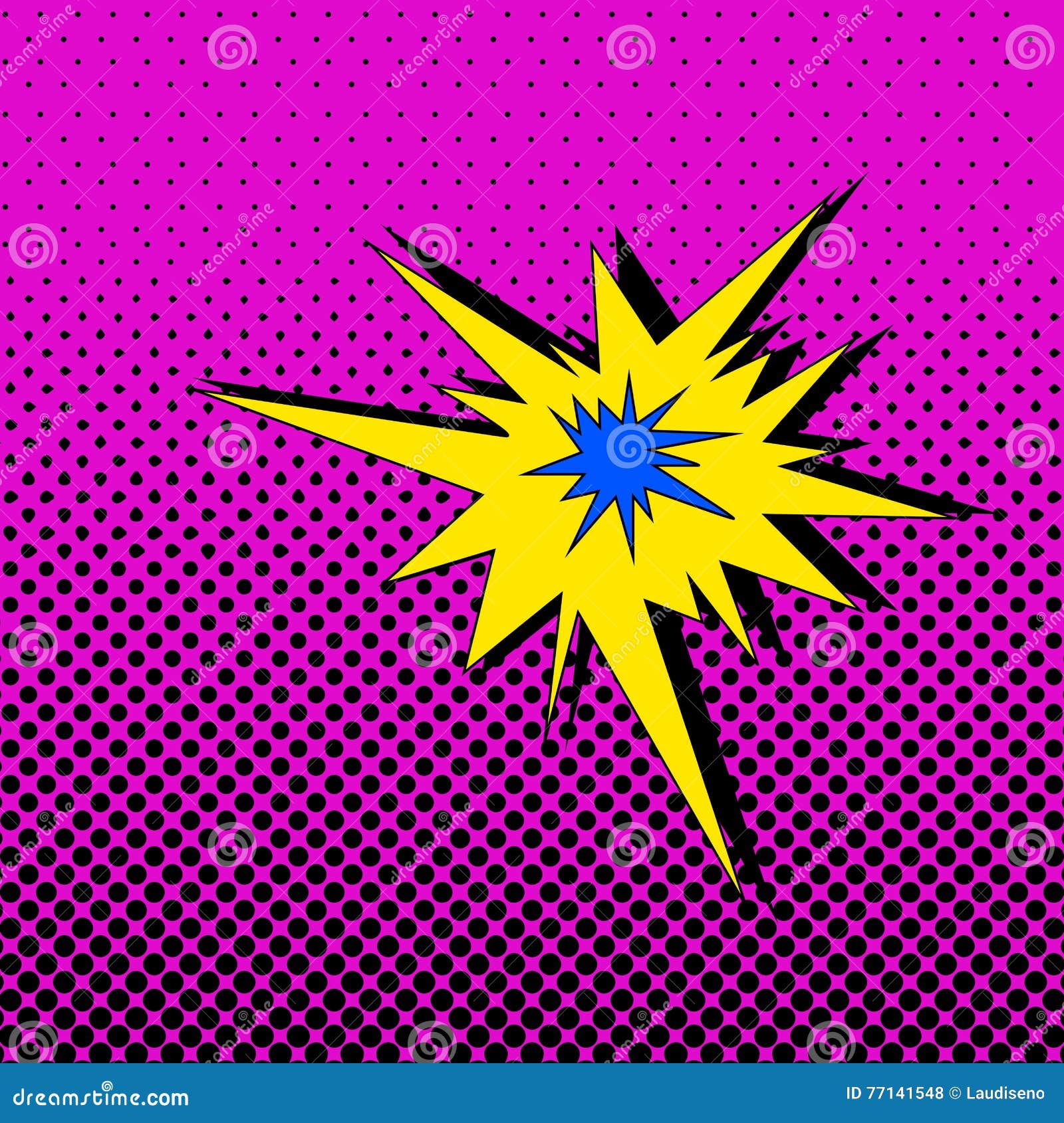 Comic pop art stock vector. Illustration of clip, sketch - 77141548