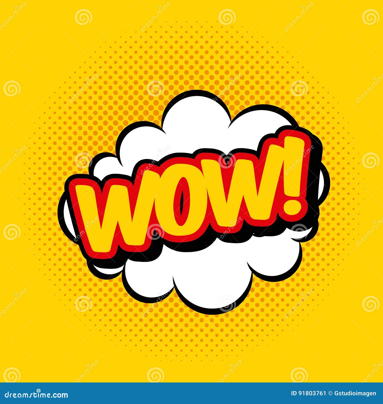 Comic pop art message stock vector. Illustration of icon - 91803761