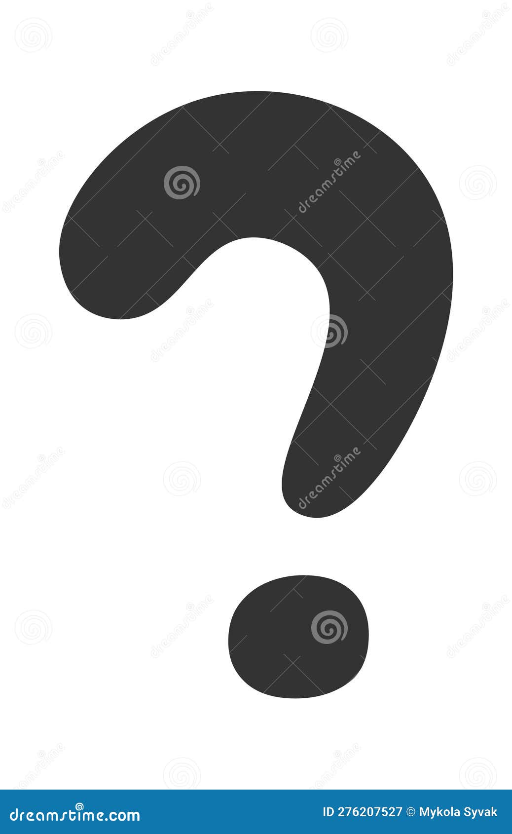 Comic Question Mark Cartoon Vector | CartoonDealer.com #276207527