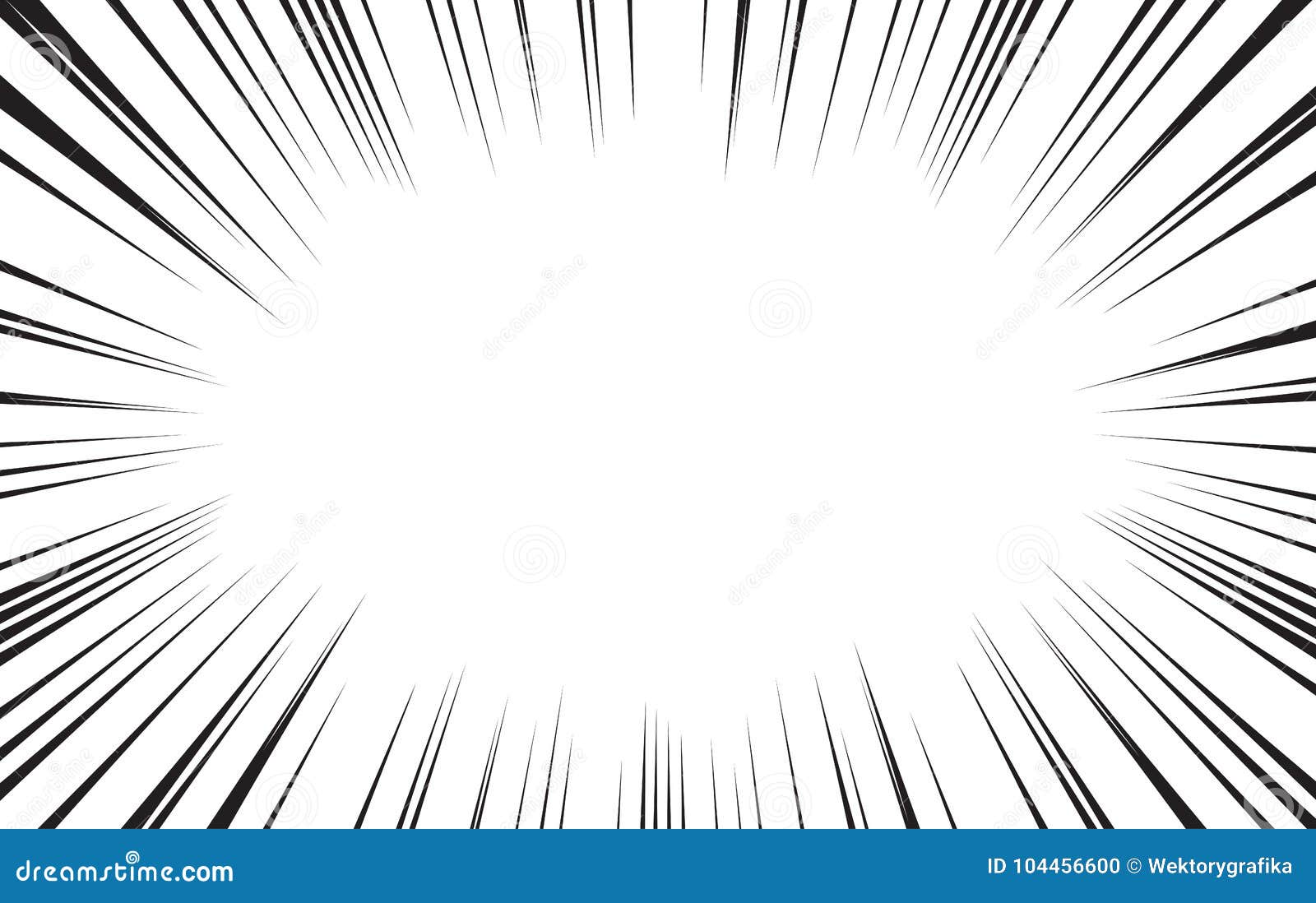Comic Radial Speed Lines Vector Background Wallpaper Stock Vector ...
