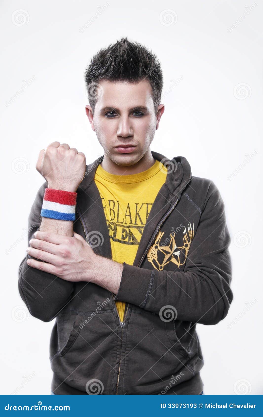 Comic rebel stock image. Image of sweatshirt, hard, hair - 33973193