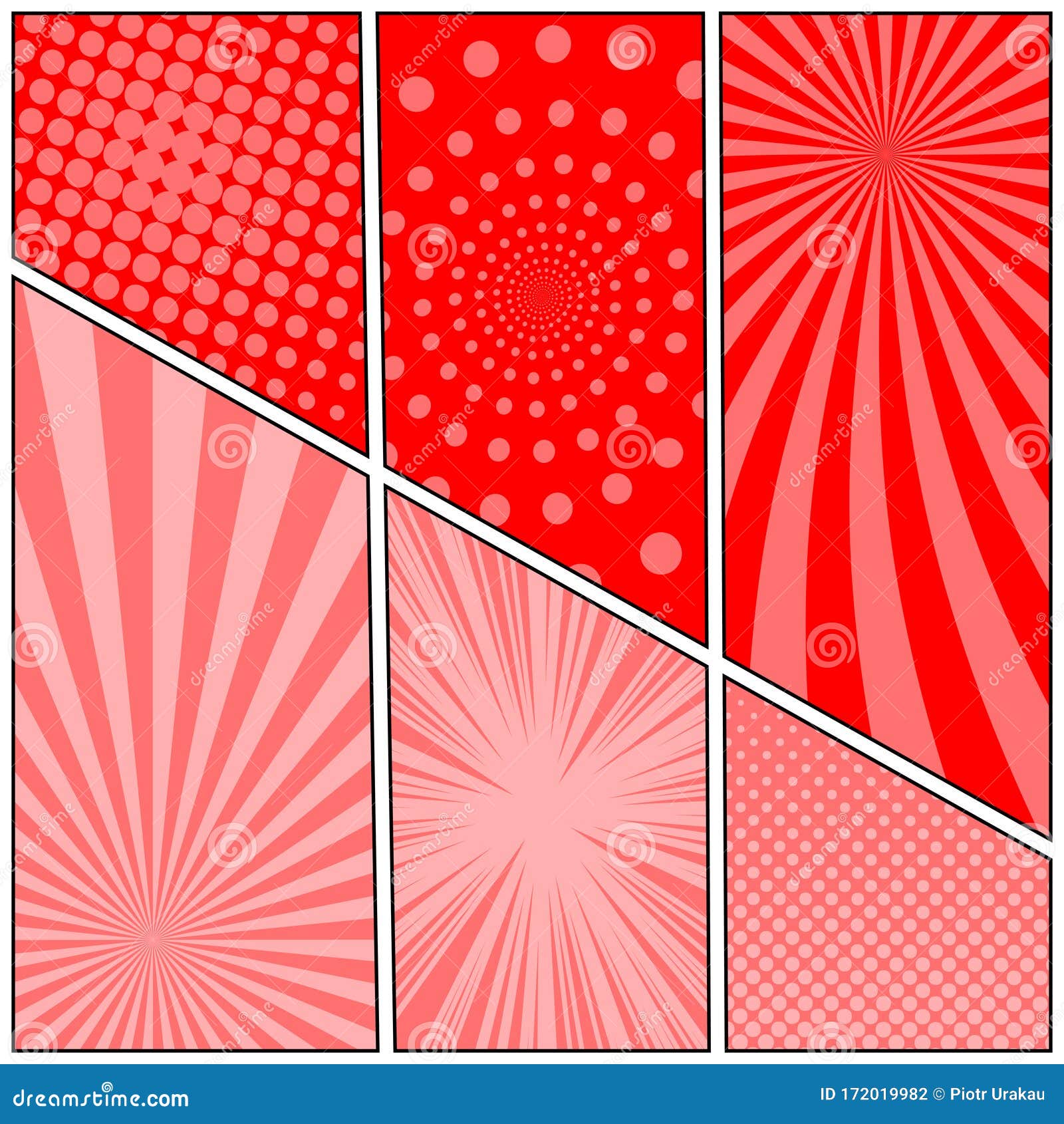 Comic red stylish concept stock vector. Illustration of dotted - 172019982