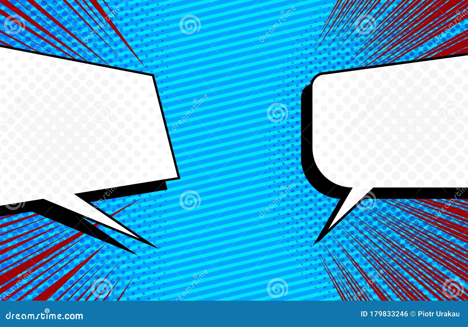 Comic Rivalry And Dueling Background Vector Illustration ...