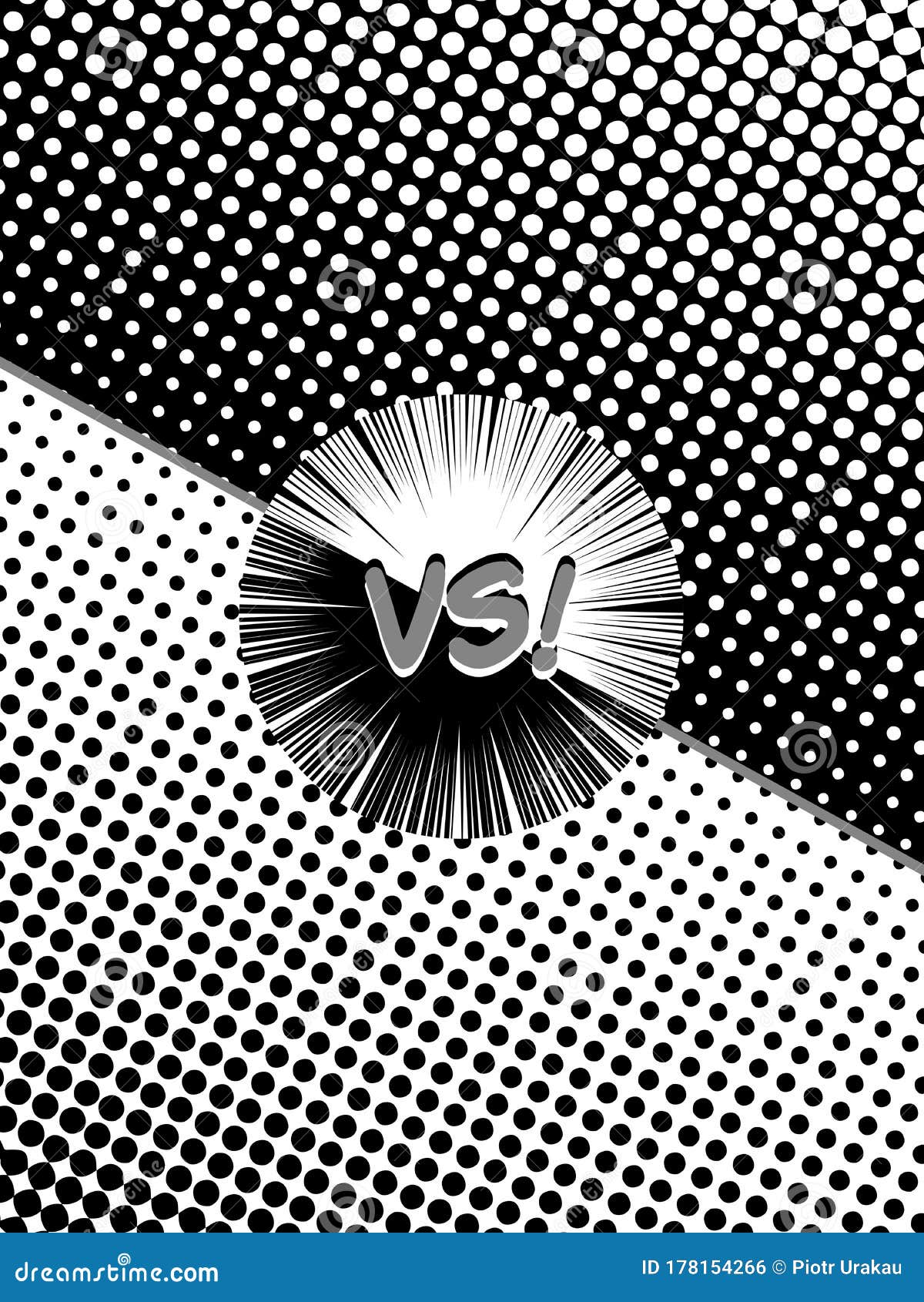 Comic Rivalry And Dueling Background Vector Illustration ...