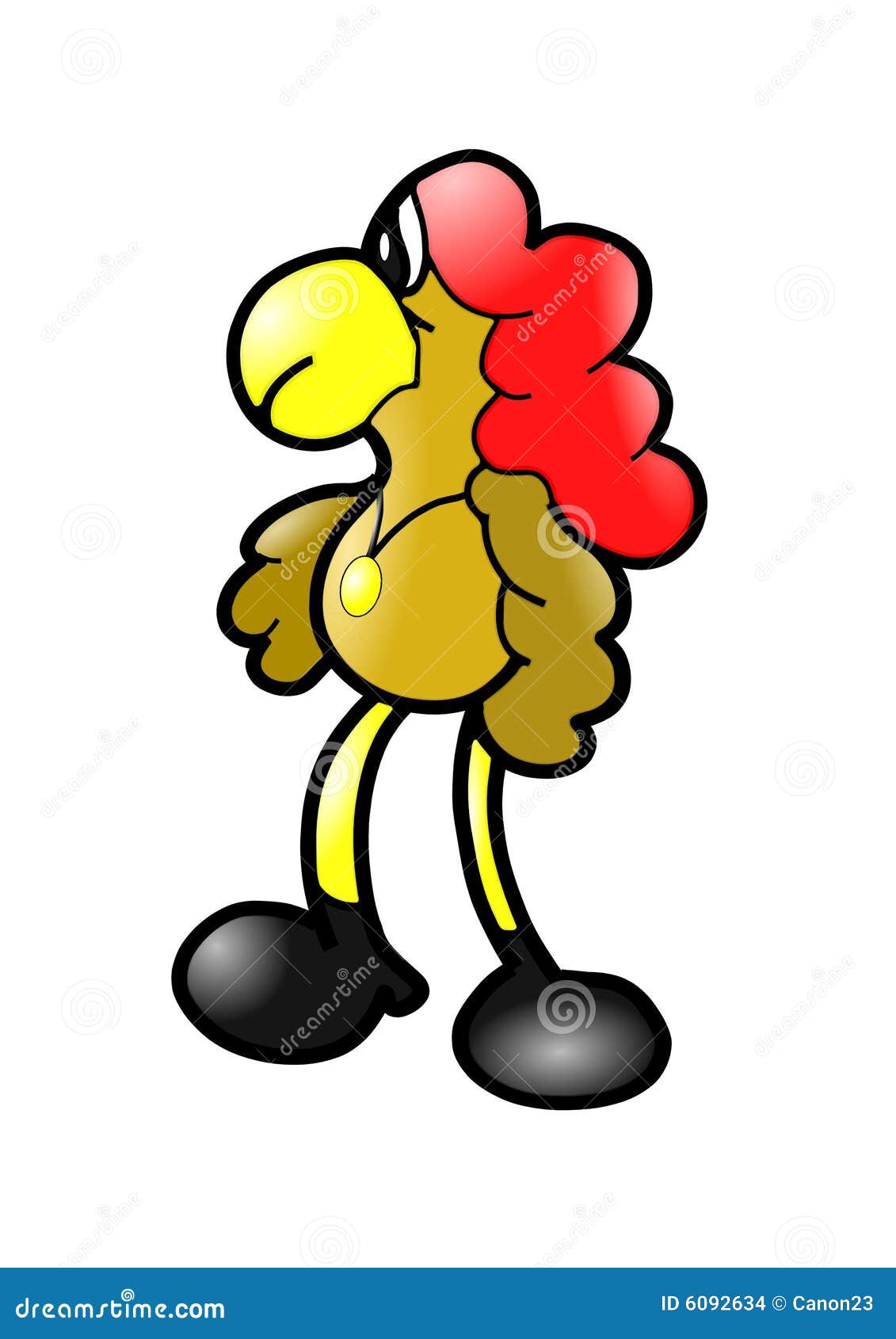 Comic Rooster Picture. Image: 6092634