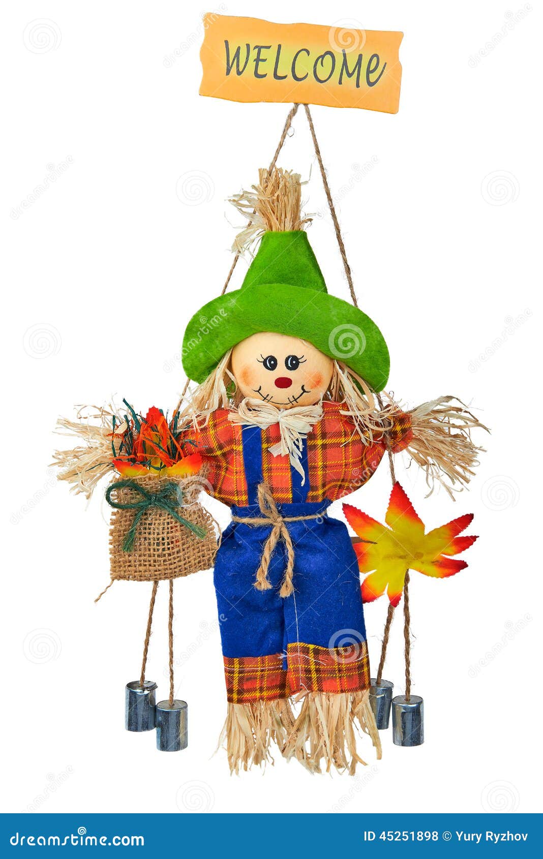 Comic Scarecrow stock photo. Image of folksy, summer - 45251898