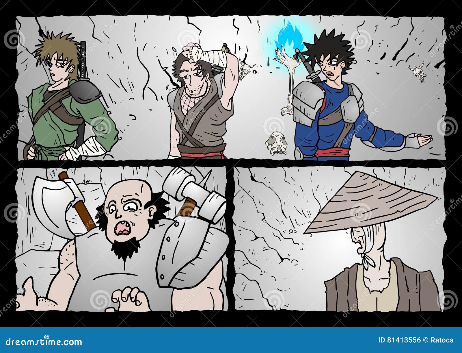 Comic scene draw stock illustration. Illustration of style - 81413556