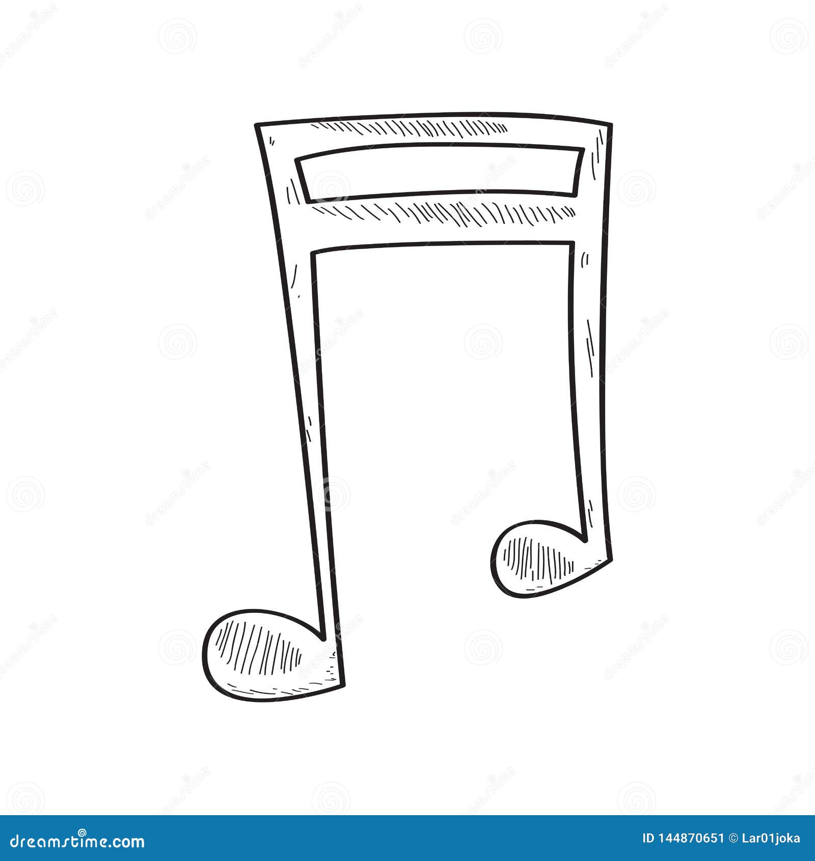 Draw A Sixteenth Note Royalty-Free Stock Photo | CartoonDealer.com ...