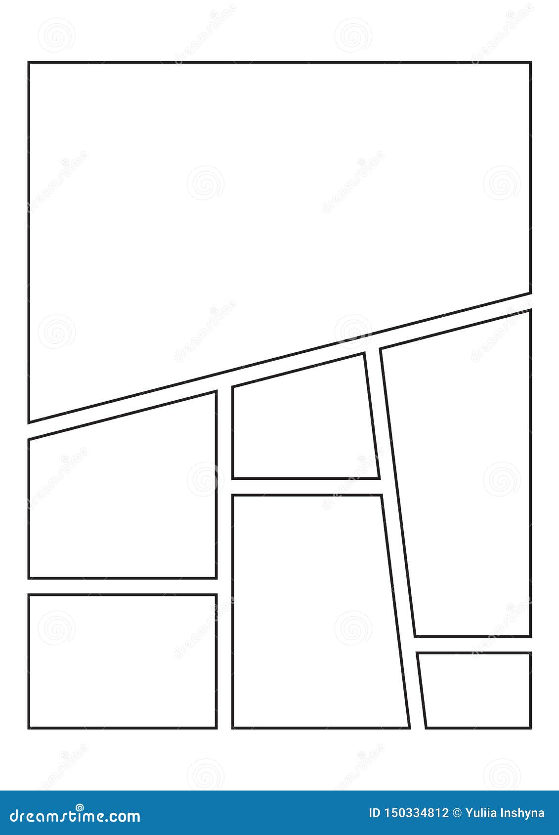 Comic sketchbook page stock vector. Illustration of movement - 150334812