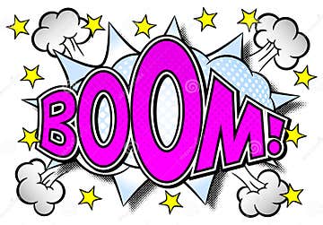 Comic sound effect boom stock vector. Illustration of idea - 43959300