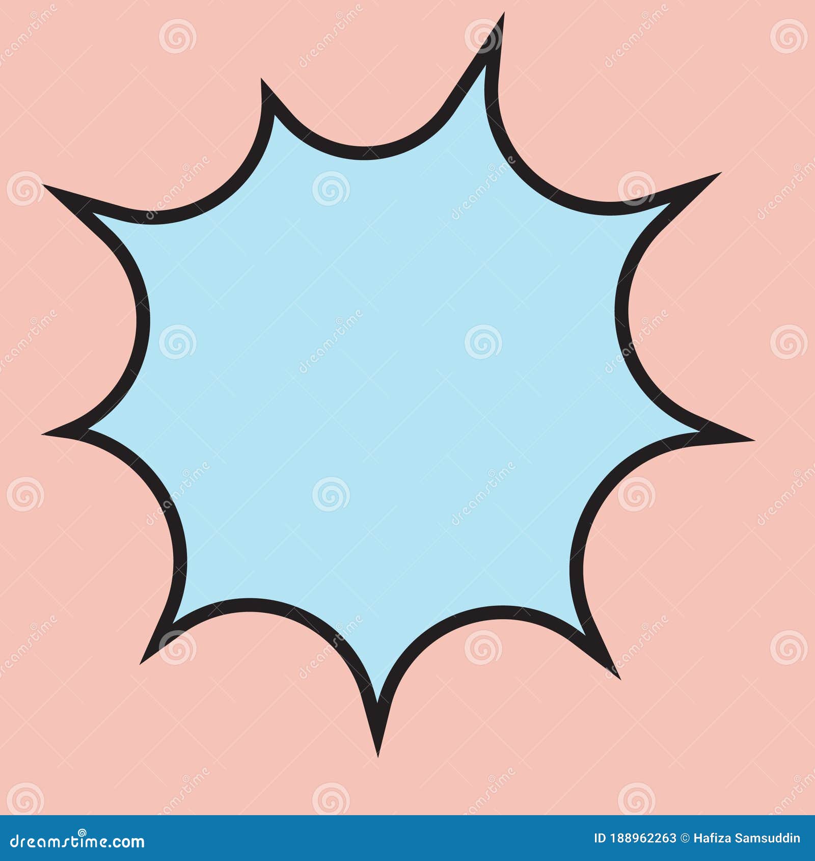 Comic Sound Effect Bubble. Vector Illustration Decorative Design Stock ...