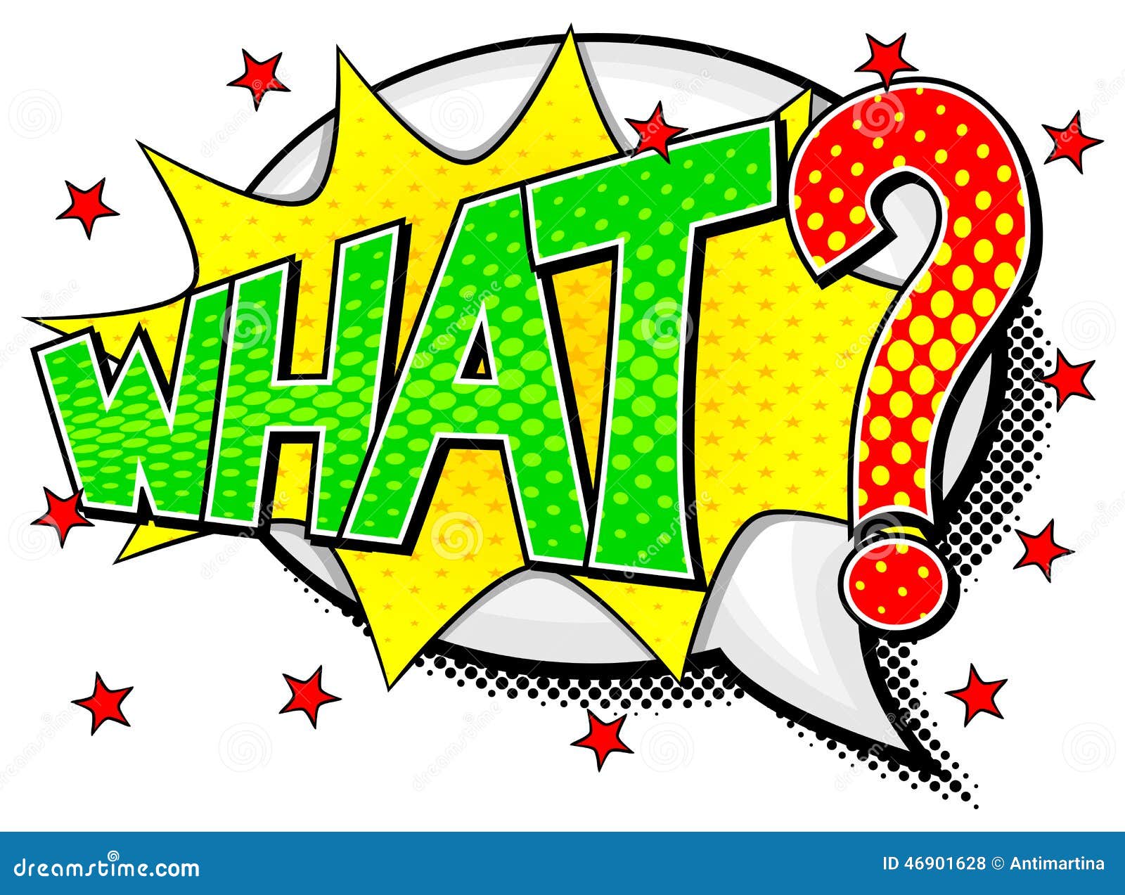 Comic What Happened Vector Illustration | CartoonDealer.com #79779210