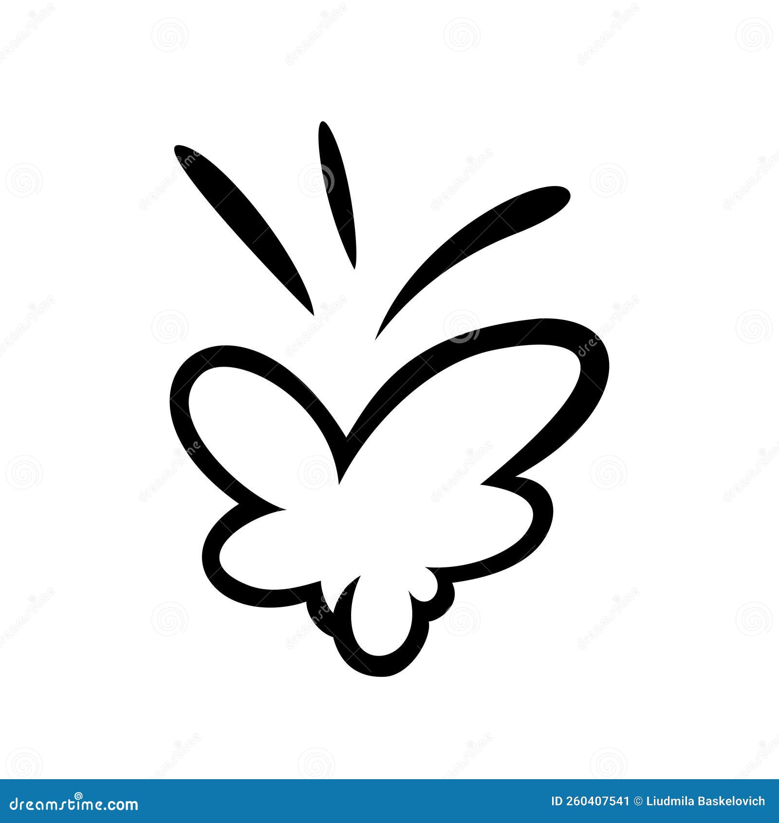 Comic Speech Bubble. Blank Comic Balloon for Text Stock Vector ...