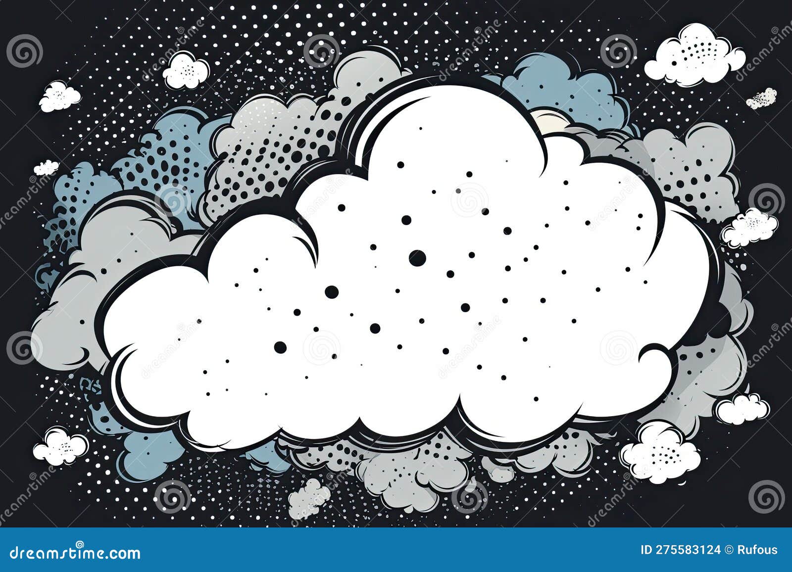 Comic Speech Bubble, Cartoon Stock Illustration - Illustration of ...