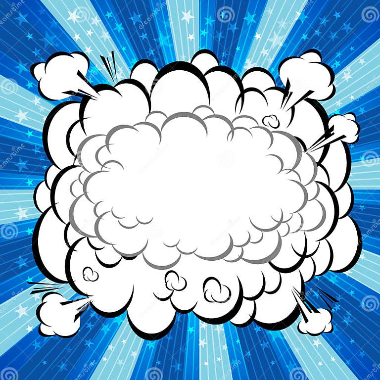 Comic Speech Bubble, Cartoon Stock Vector - Illustration of explode ...