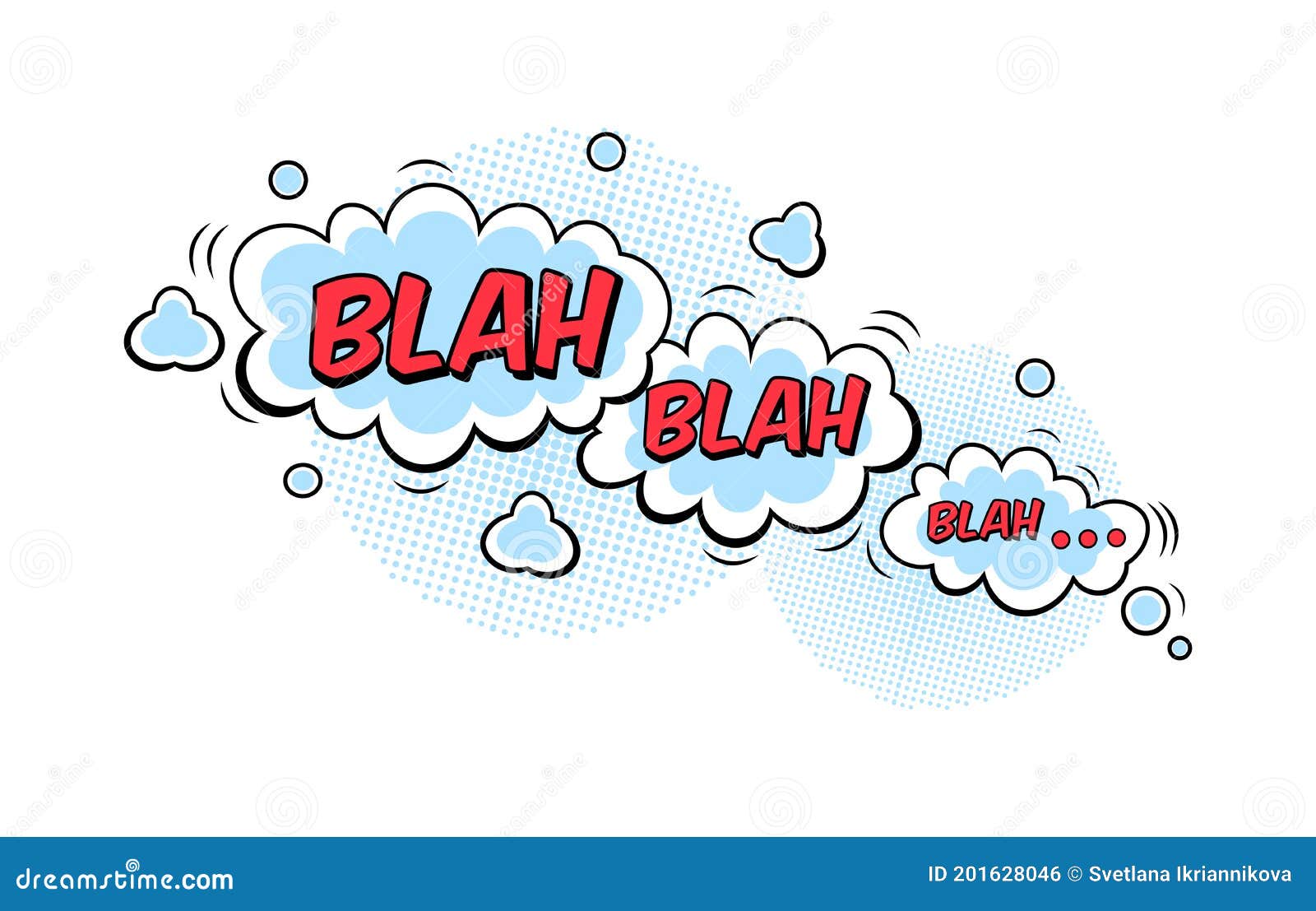 Comic Speech Bubble. Speech Clouds with Quotes, Exclamations, Surprise ...