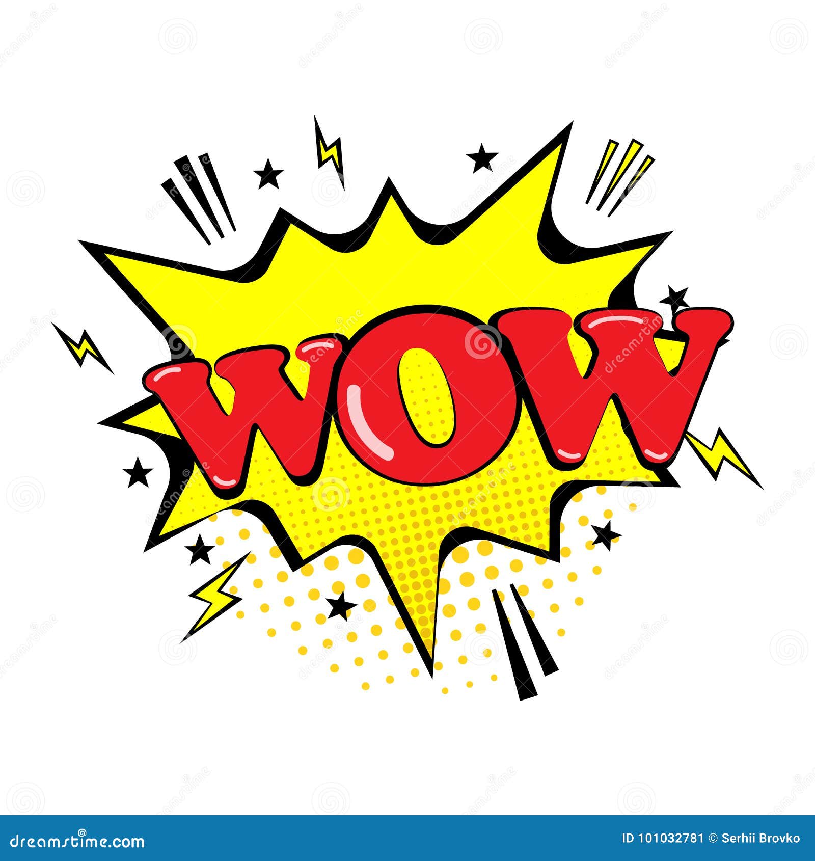 Wow Expression Cartoon