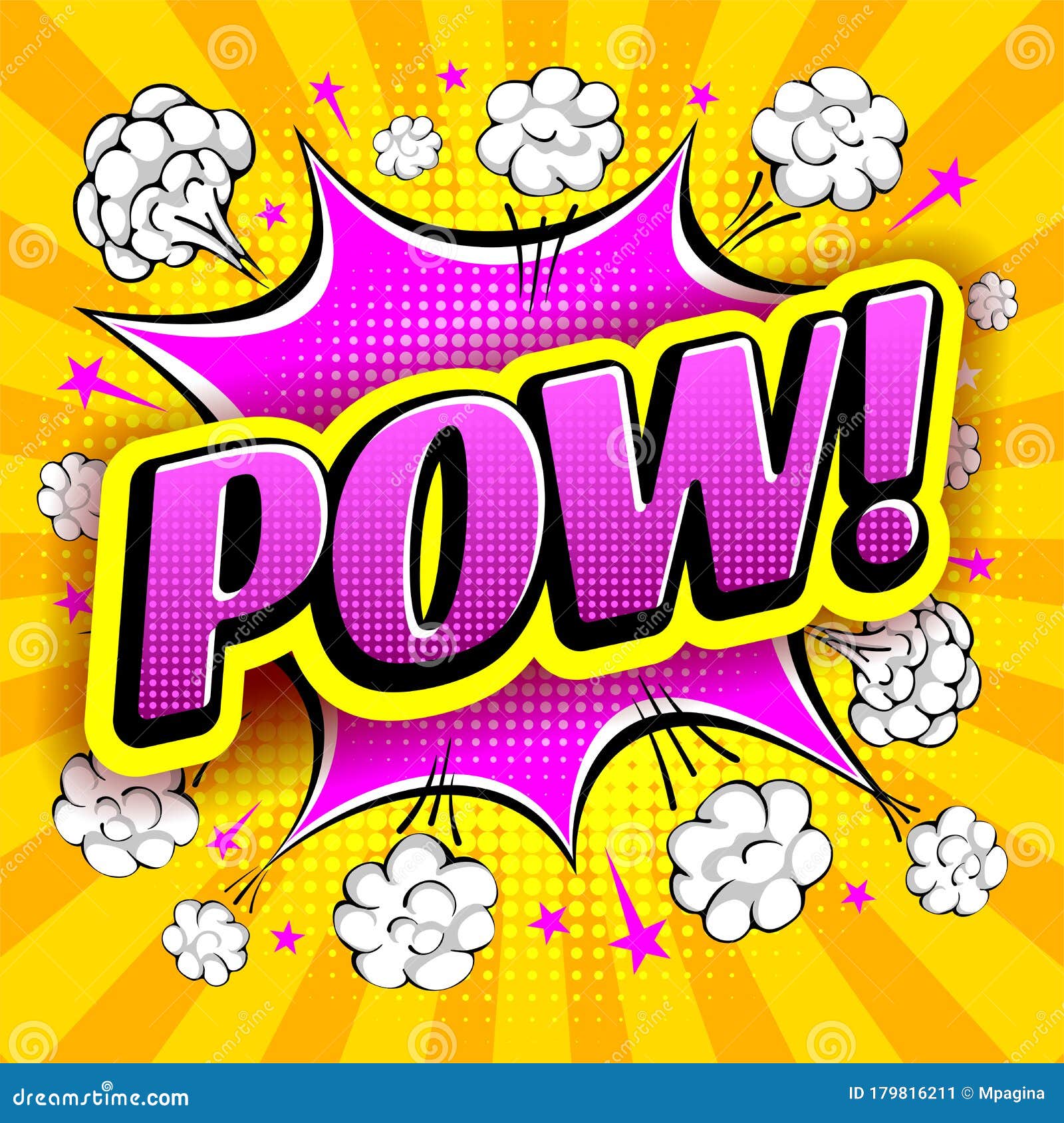 Comic Pop Art Pow