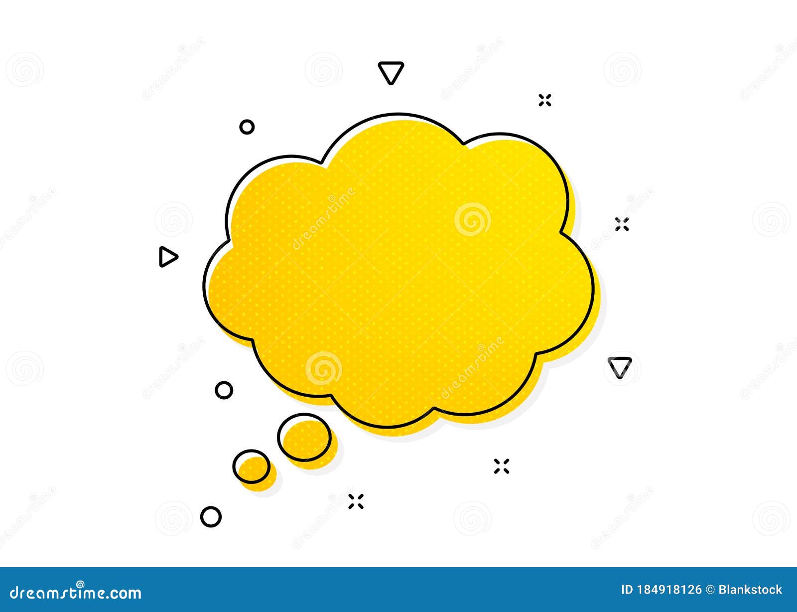 Comic Speech Bubble Icon. Chat Sign. Vector Stock Vector - Illustration ...
