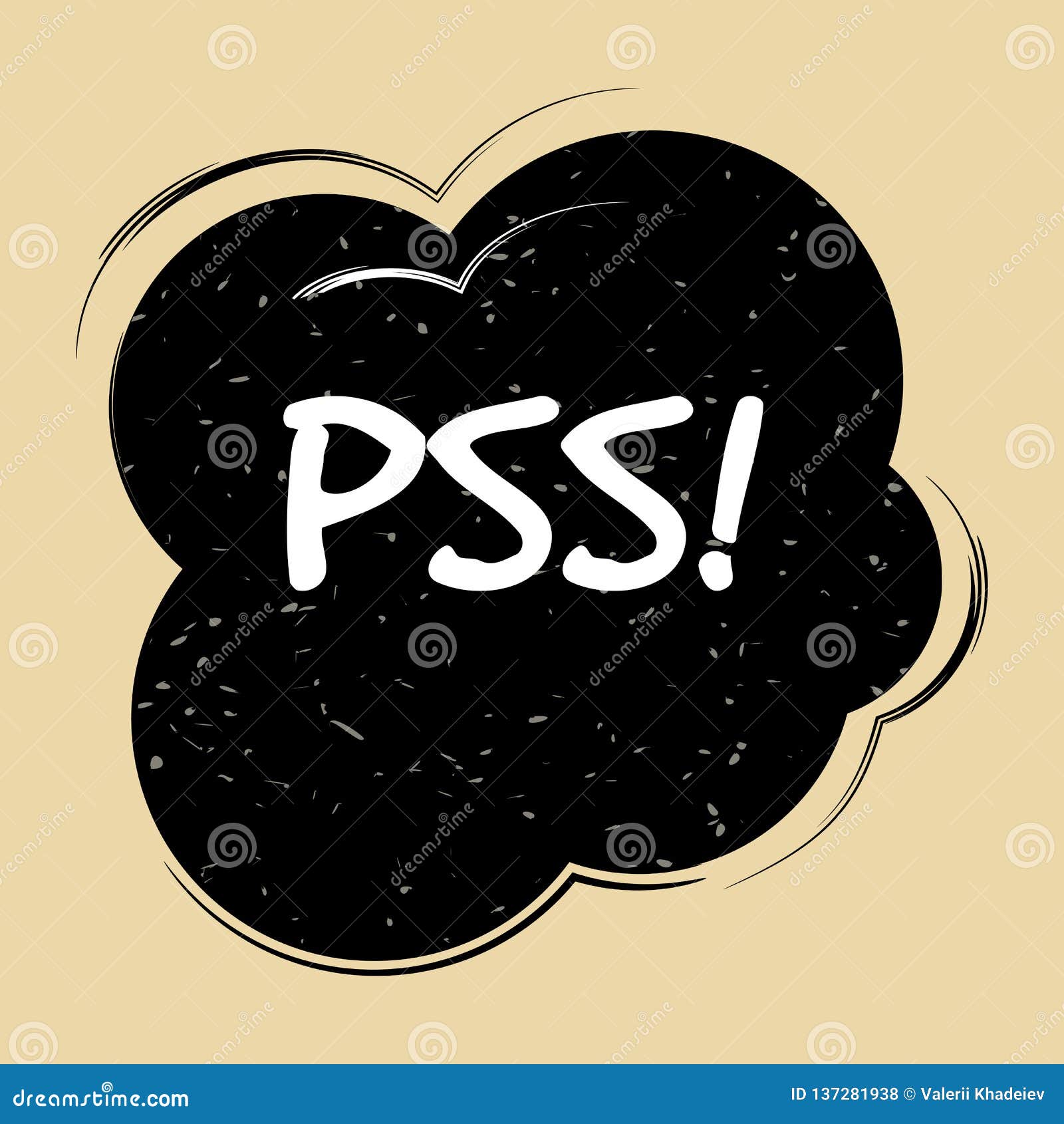 Comic Speech Bubble PSS in Pop Art Style. Creative Comics Book, Retro ...