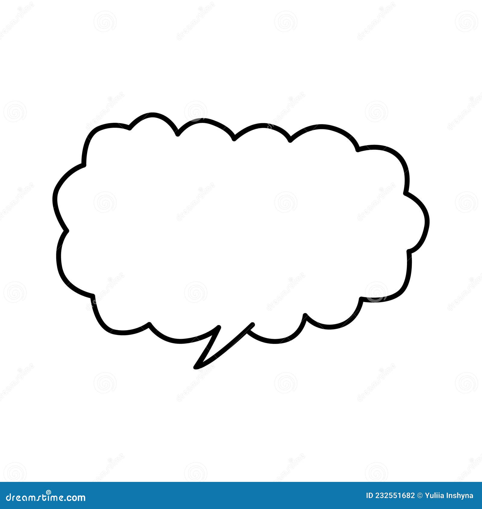 Comic speech bubble sign stock vector. Illustration of expression ...