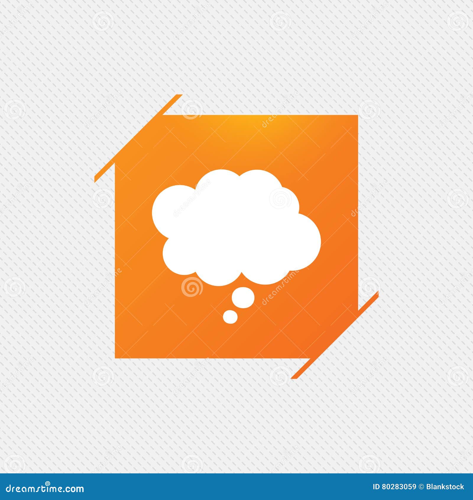 Comic Speech Bubble Sign Icon. Chat Think Symbol Stock Illustration ...