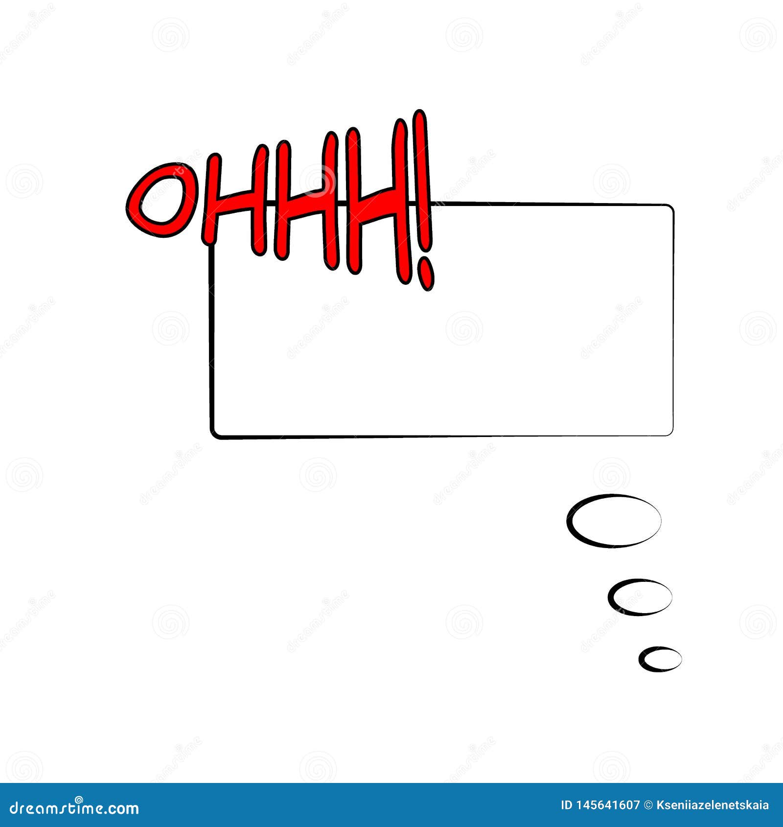 Vector Illustration. Frame Template in Comic Pop Art Style Isolated on ...