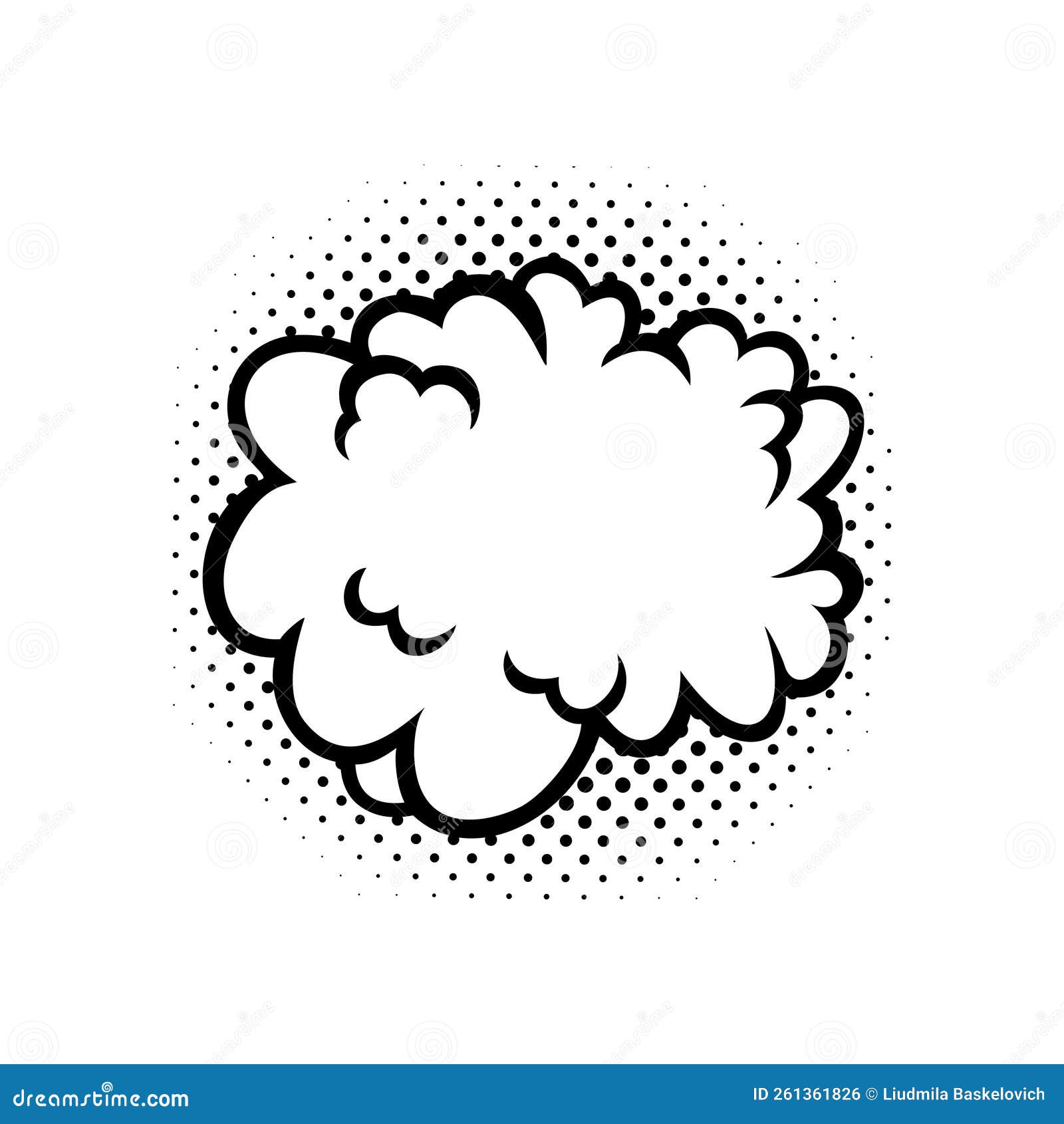 Comic Speech Bubbles. Blank Comic Balloons for Text Stock Vector ...