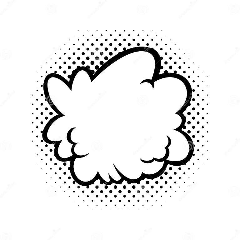 Comic Speech Bubbles. Blank Comic Balloons for Text Stock Vector ...