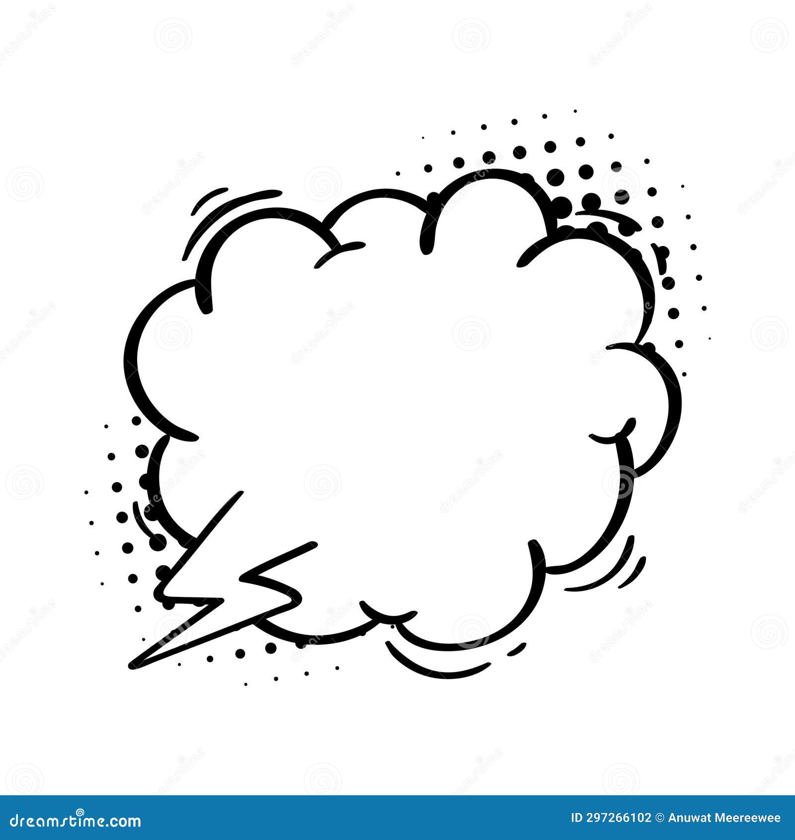 Comic Speech Bubbles. Comic Dialogue on Halftone Shadows. Dots Stock ...