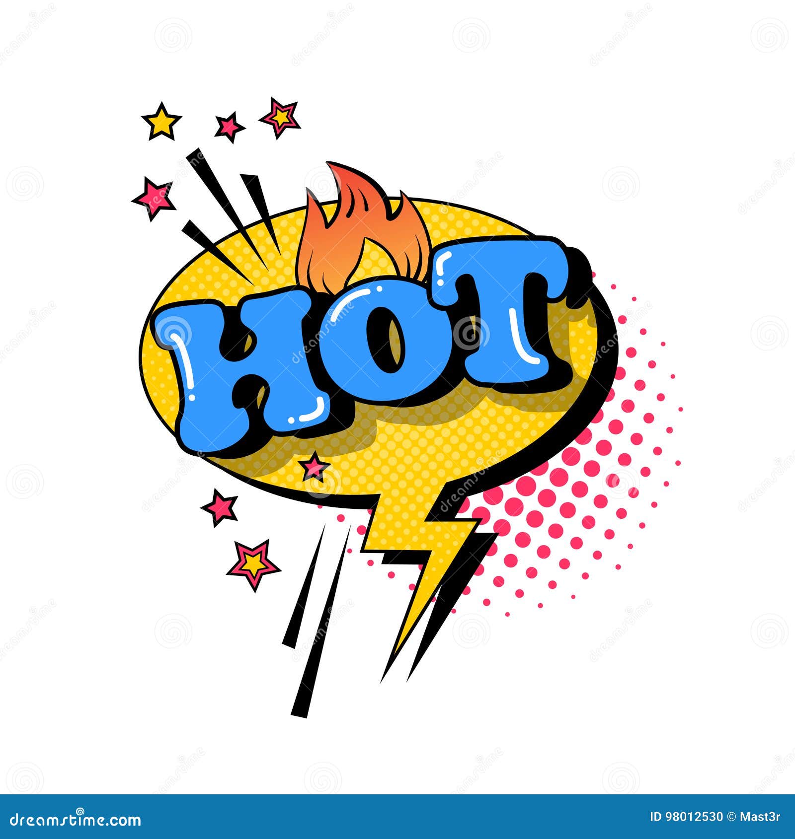 Pop Art Hot Word Stock Illustrations – 390 Pop Art Hot Word Stock ...