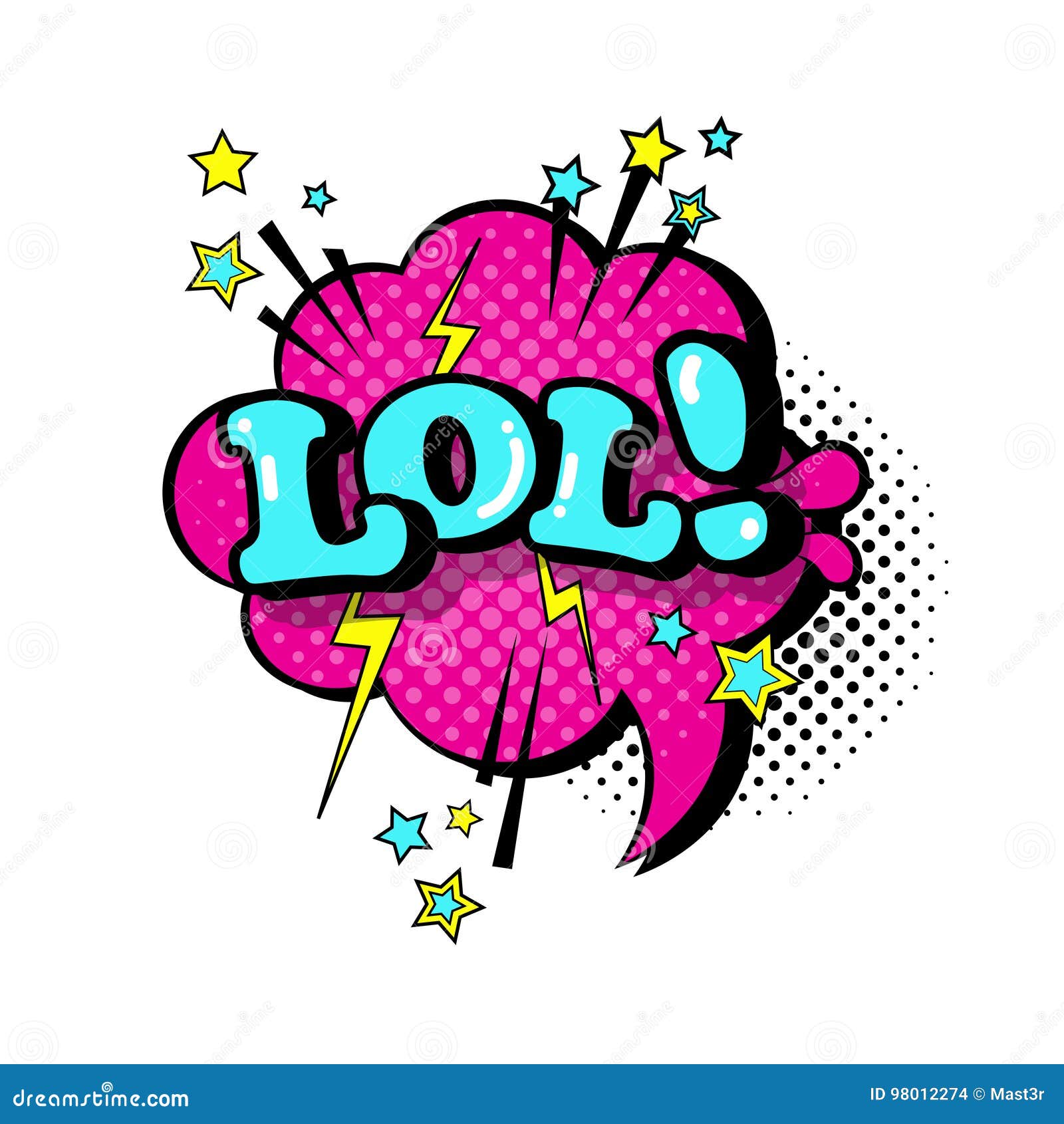 Lol Comic Style Message Stock Illustrations – 600 Lol Comic Style ...