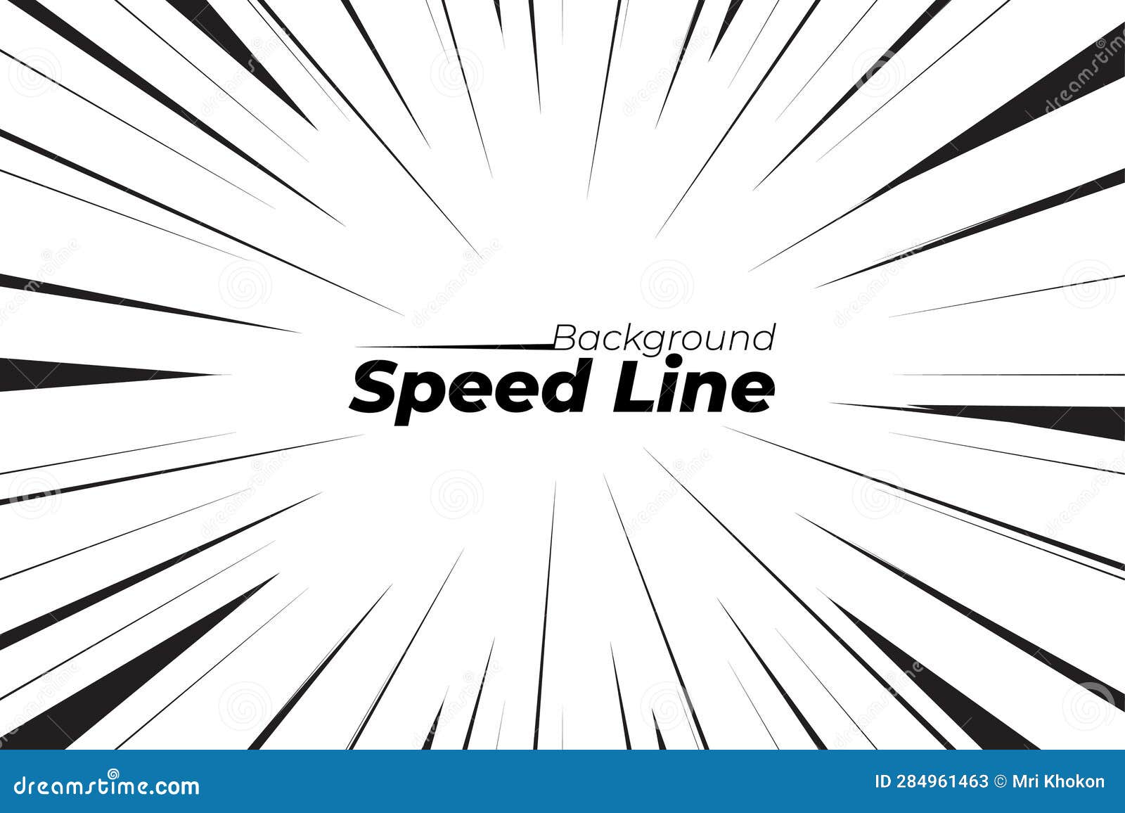 Comic Speed Line Effects Background Premium Vector Stock Vector ...
