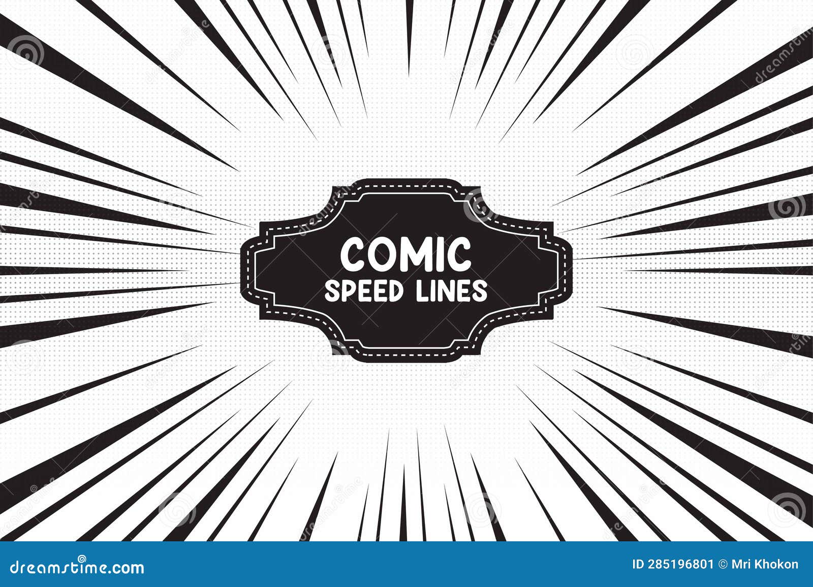 Comic Sun Ray Effects Background Vector Design Stock Vector ...