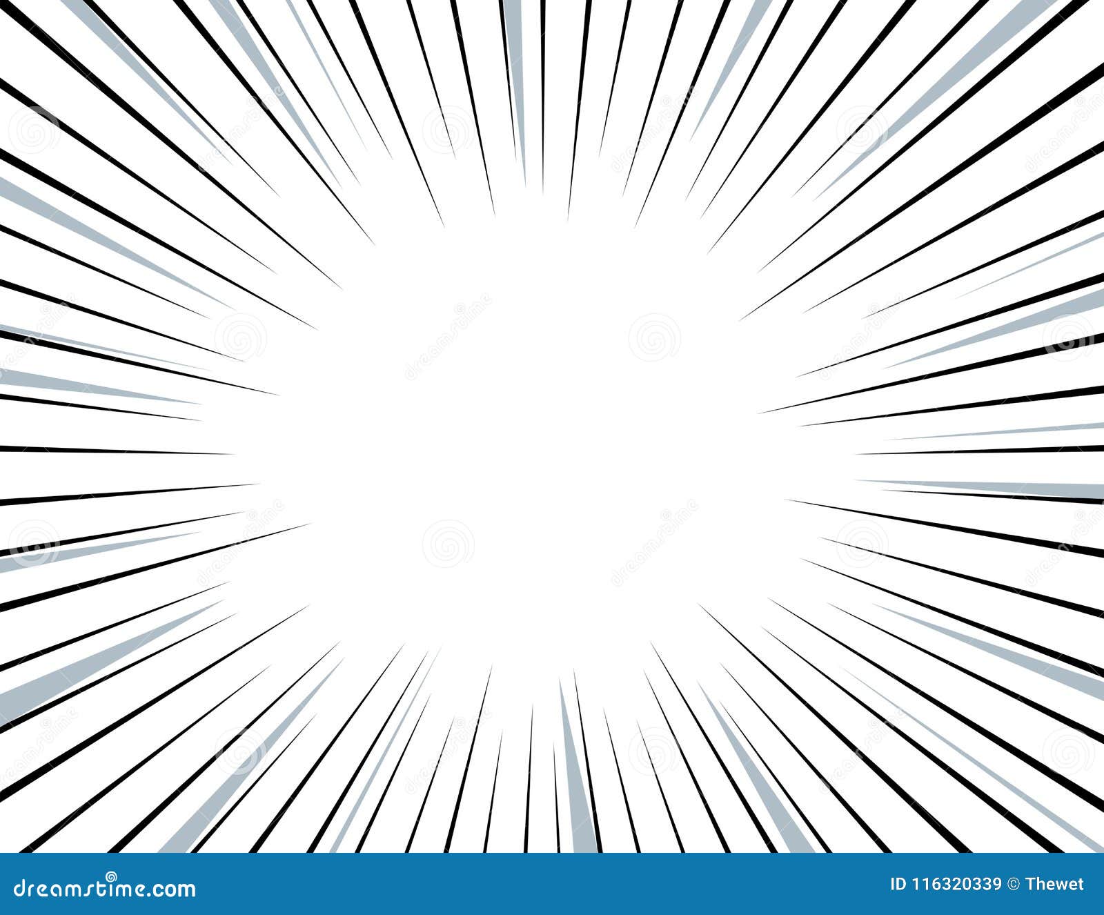 Comic speed line stock vector. Illustration of frame - 116320339