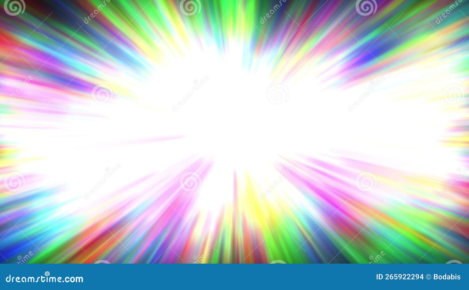 Comic Speed Lines in Colorful. Modern Colorful Spectrum of Light Stock ...